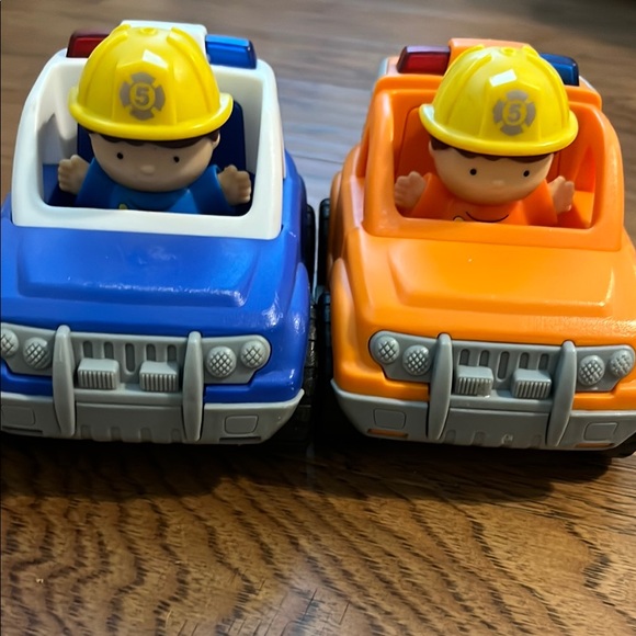 Toys | Toy Construction Vehicles Set Blue And Orange | Poshmark